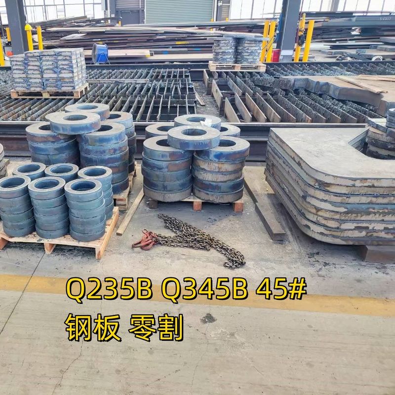 ASTM A36 Q235B SS400 कार्बन स्टील कोमल स्टील प्लेट कोमल स्टील प्लेट S235JR 10-200MM